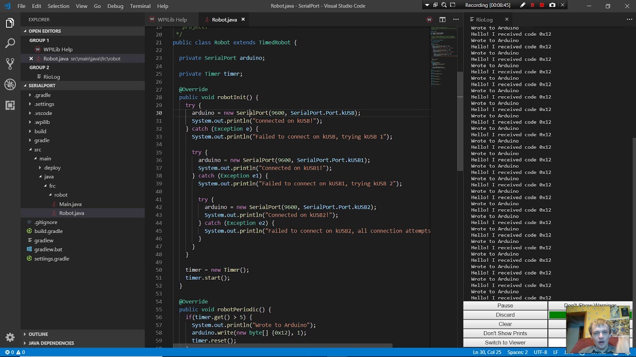 Arduino - Roborio Connection with USB - Programming - Chief Delphi