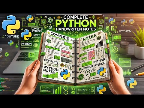 Python Programming Handwritten Notes ll #notes #python #coding