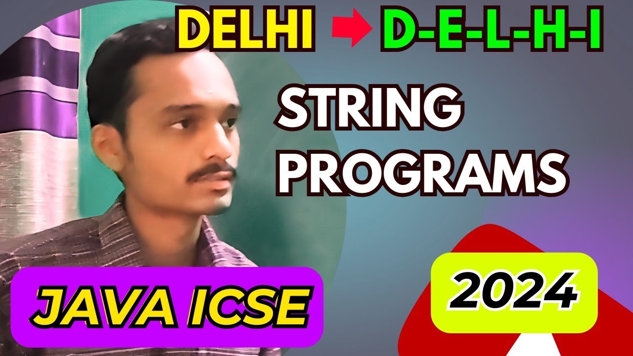 string manipulation | important string programs | icse computer application programs 2024 board