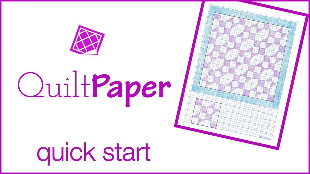 Custom graph paper for quilt design
