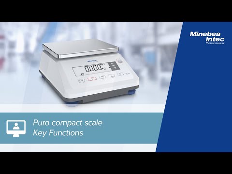 Academy | Puro compact scale | Key functions