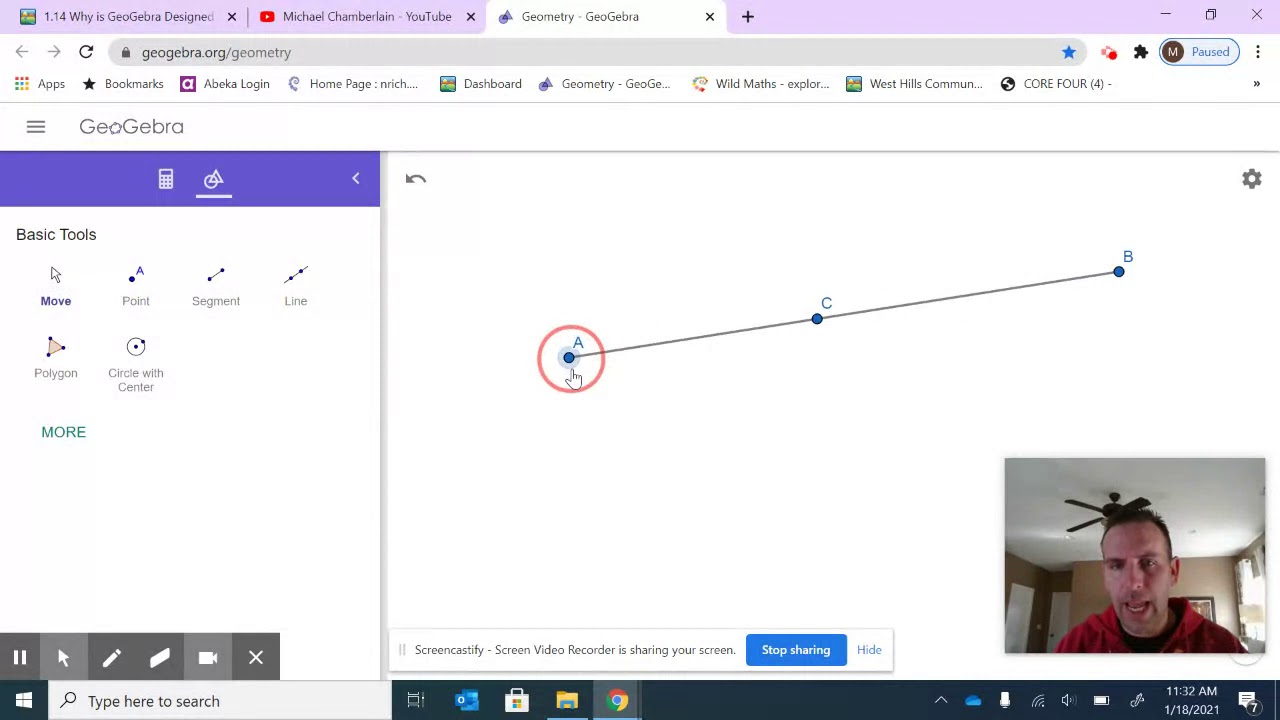 Geometry Lesson 12: Using GeoGebra - The Basics
