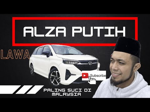 PERODUA ALZA H warna putih baru 2022 | pandangan secara dekat dan jelas ivory white w09