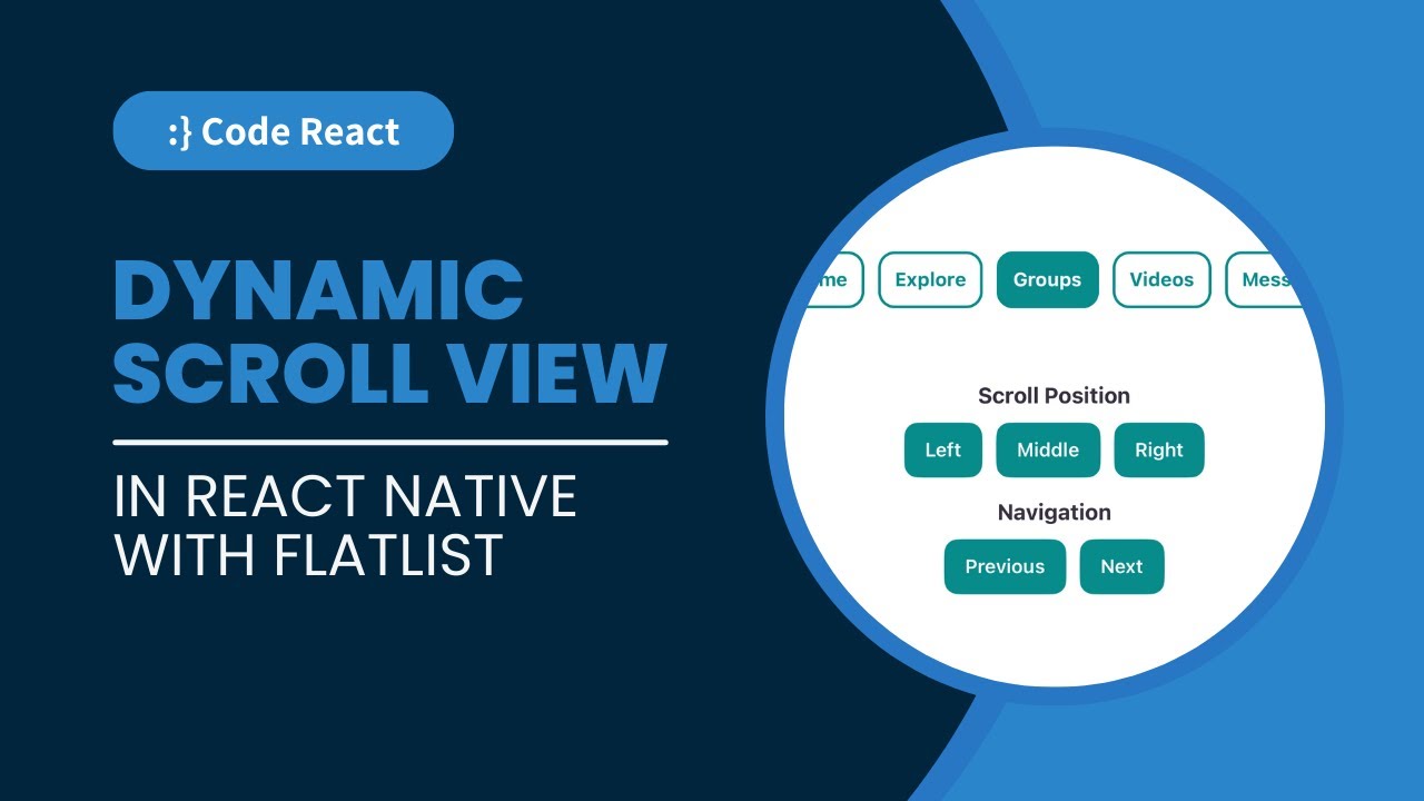 Create Dynamic Scroll View in React Native with FlatList | Ultimate Tutorial