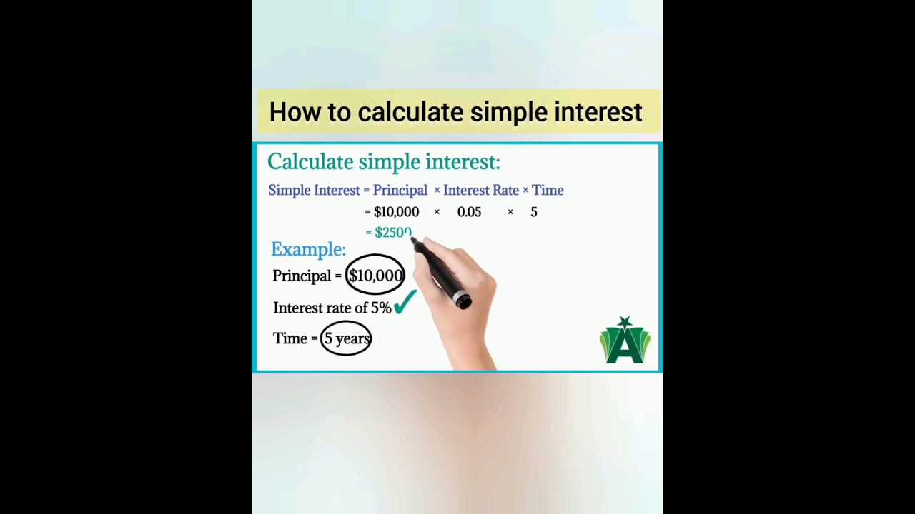 How to calculate simple interest #shortvideo #youtubeshorts #viral