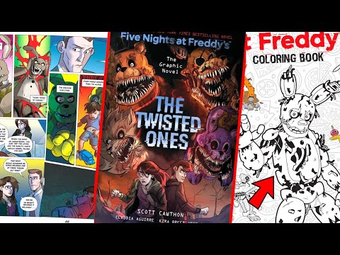THE TWISTED ONES GRAPHIC NOVEL PREVIEW & NEW FNAF COLORING BOOK REVEAL!!