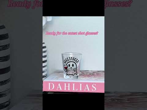 Now you have the cutest drinking buddies with these custom shot glasses. #customshotglass #shotglass
