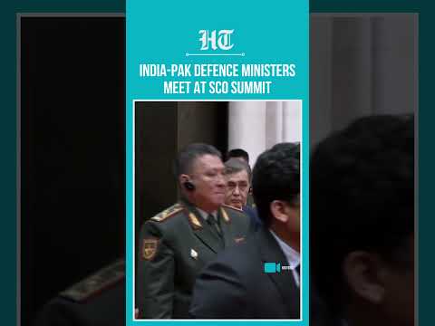 India-Pakistan Defence Ministers Hold First Meeting Since Border Clash at SCO Summit | #shorts