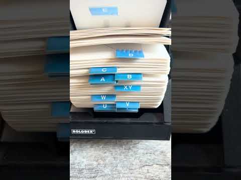 Rolodex Metal Covered Rotary Address Business Card File 2254D Vintage MCM #mcm