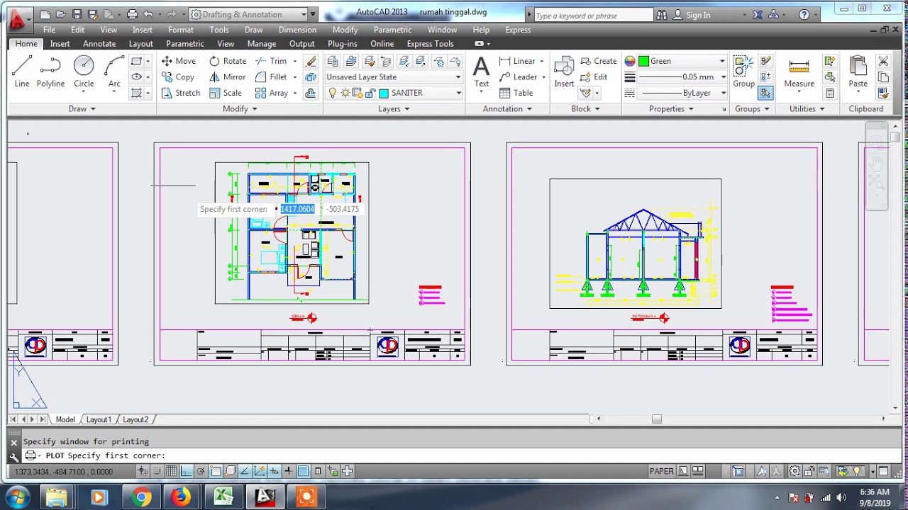 Cara Print Gambar Autocad Menjadi PDF
