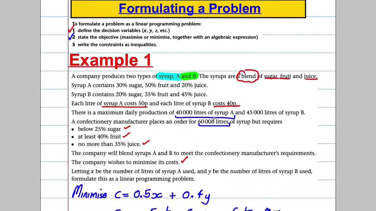 Linear Programming (5)