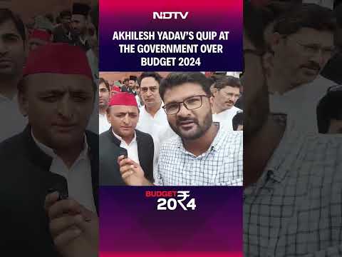 Budget 2024 | Akhilesh Yadav Attacks The Government Over Budget 2024