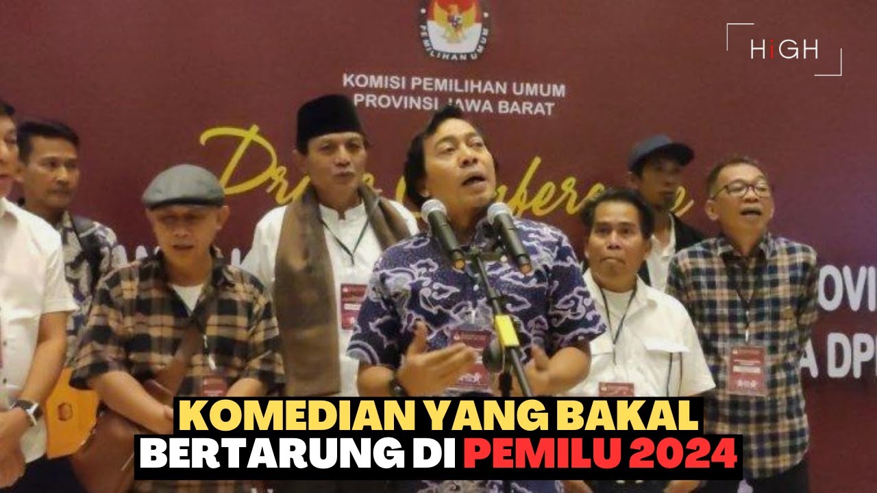 7 Komedian yang Bakal Bertarung ke Senayan di Pemilu 2024