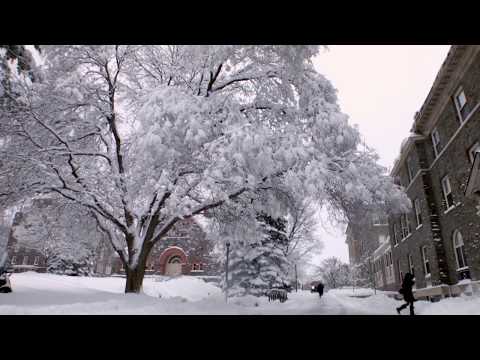 What the winters are like at Colgate University