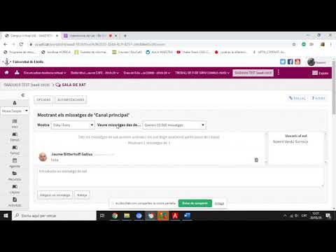 Tutorial ajuda eina xat campus virtual UdL