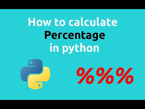 How to calculate % in python?