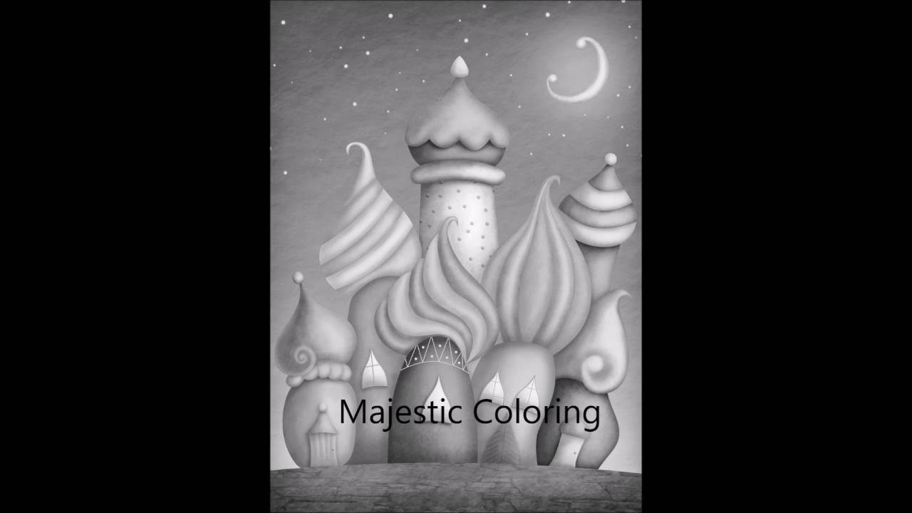 Fantasy World Vol. 2 Grayscale Coloring Book