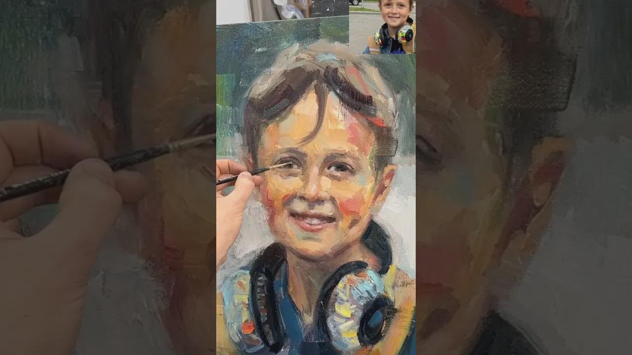 Easiest Way to Paint an Oil Portrait – Full Tutorial on My Channel
