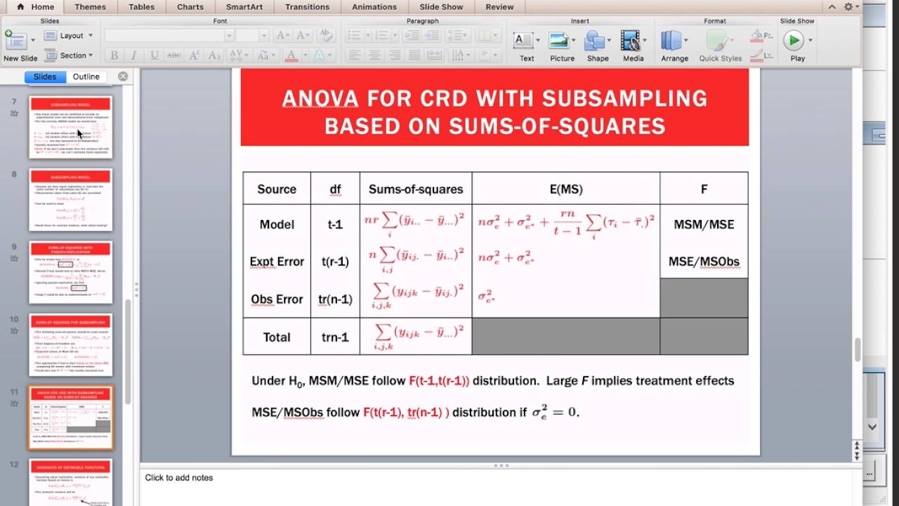 4 CRD Subsamp Analysis in SAS