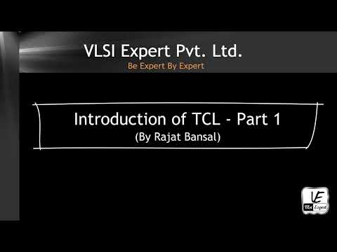 Introduction of TCL - Part 1