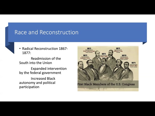 Understanding the Black-White Binary and the Reconstruction Era's ...