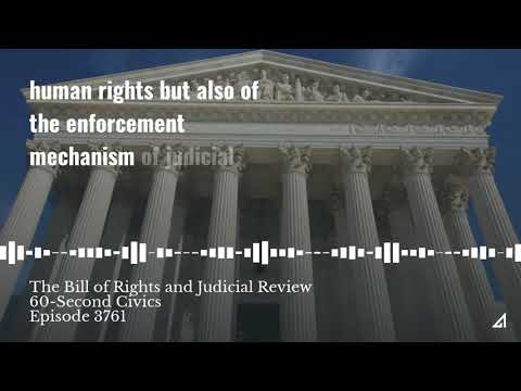 The Bill of Rights and Judicial Review