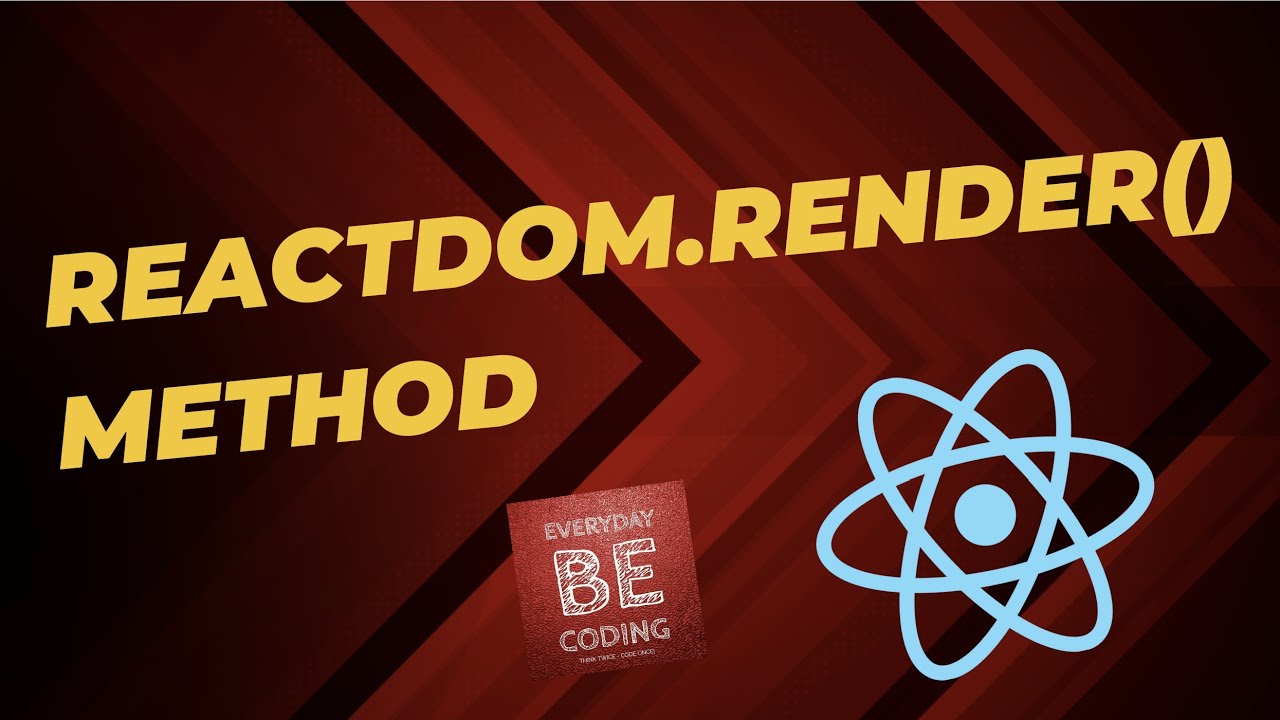 What is ReactDOM.render() -#6 ReactJS #ReactDOM #renderMethod #WebDevelopment #JavaScript