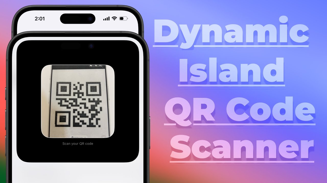 SwiftUI Dynamic Island QR Code Scanner | iOS 26 | Xcode 26