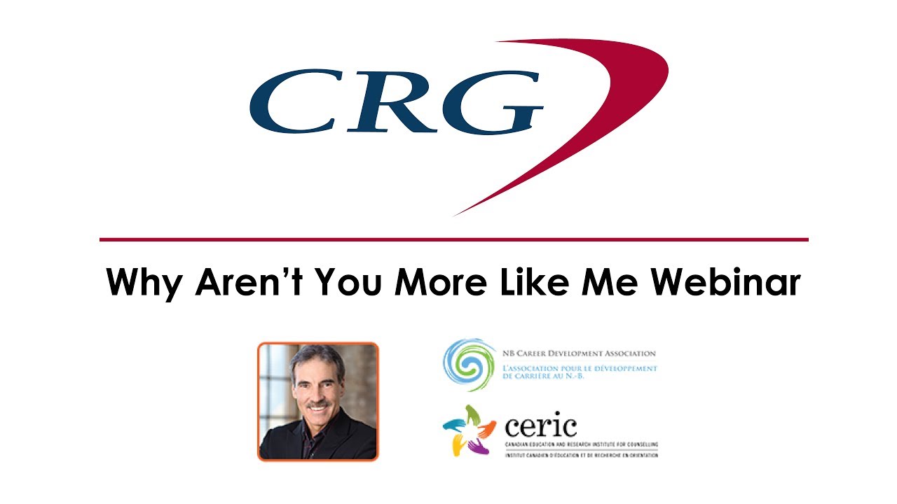 A CERIC Webinar Series: Why Aren’t You More Like Me?™