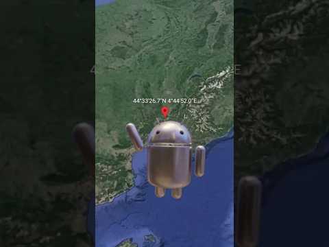 I found android on Google Earth ๐ #shorts #googlemaps