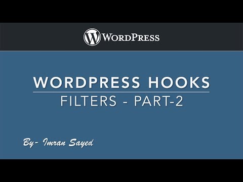 Learn WordPress Hooks Action and Filters Filters Part 3 - Mind Luster