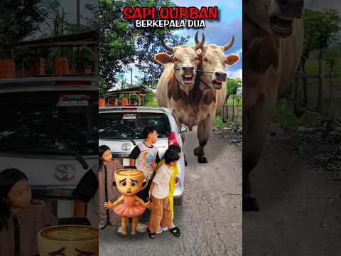 Apa❗Sapi Qurban Mengejar adik dan Ballerina ❗Begini Cara Buatnya❗#editing #tutorial