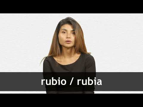 English Translation of “RUBIA” | Collins Spanish-English Dictionary