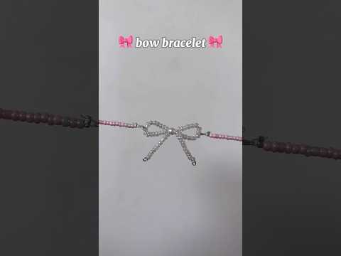 bow bracelet 🎀💗 #bow #croquette