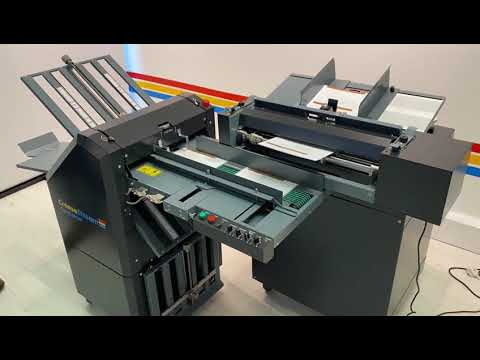 Producing A5 6 page leaflets on UV coated stock using the CreaseStream CardFolder