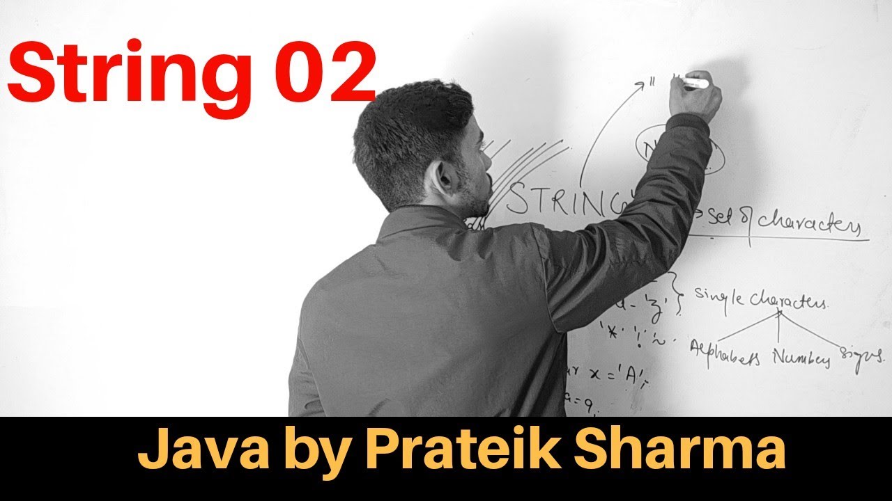 String Manipulation in Java | Java Programming by Prateik Sharma | Computer ISC ICSE