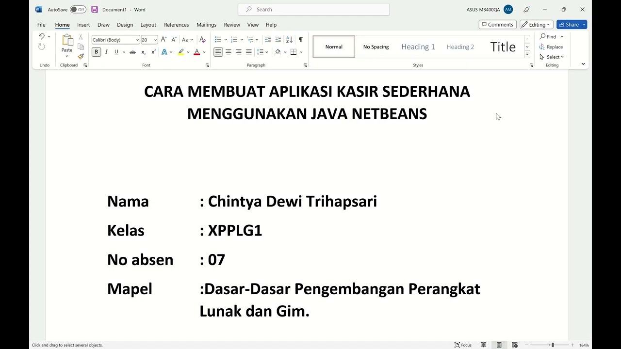TUTORIAL APLIKASI KASIR SEDERHANA JAVA NETBEANS