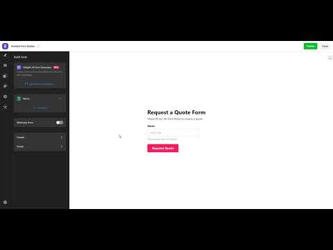 Elfsight AI Form Generator (Specify Form Type)