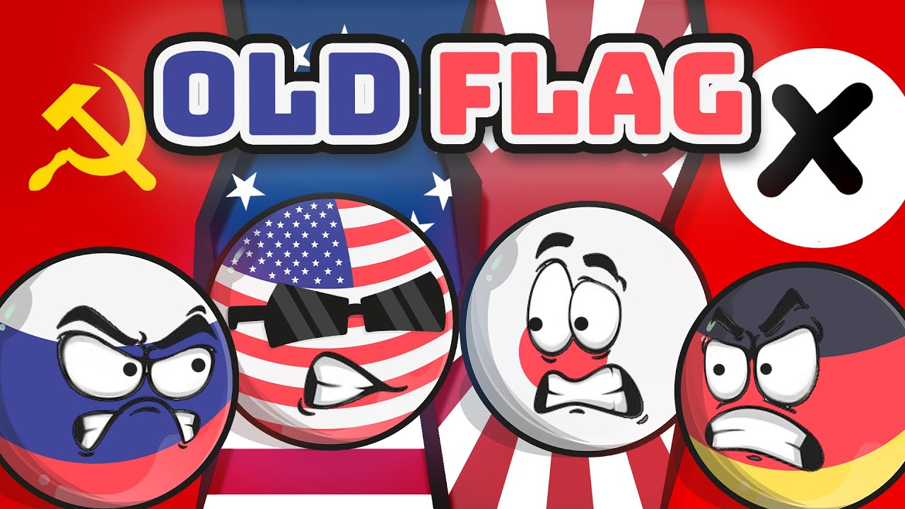 Countries Old Flags | Countryballs Compilation