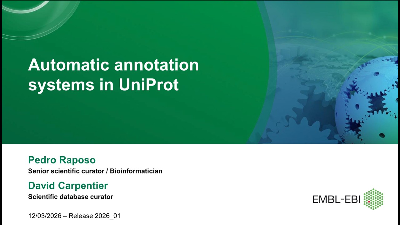 Automatic annotation systems in UniProt default