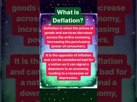 What is Deflation? #recession #deflation #economiccrisis #economics