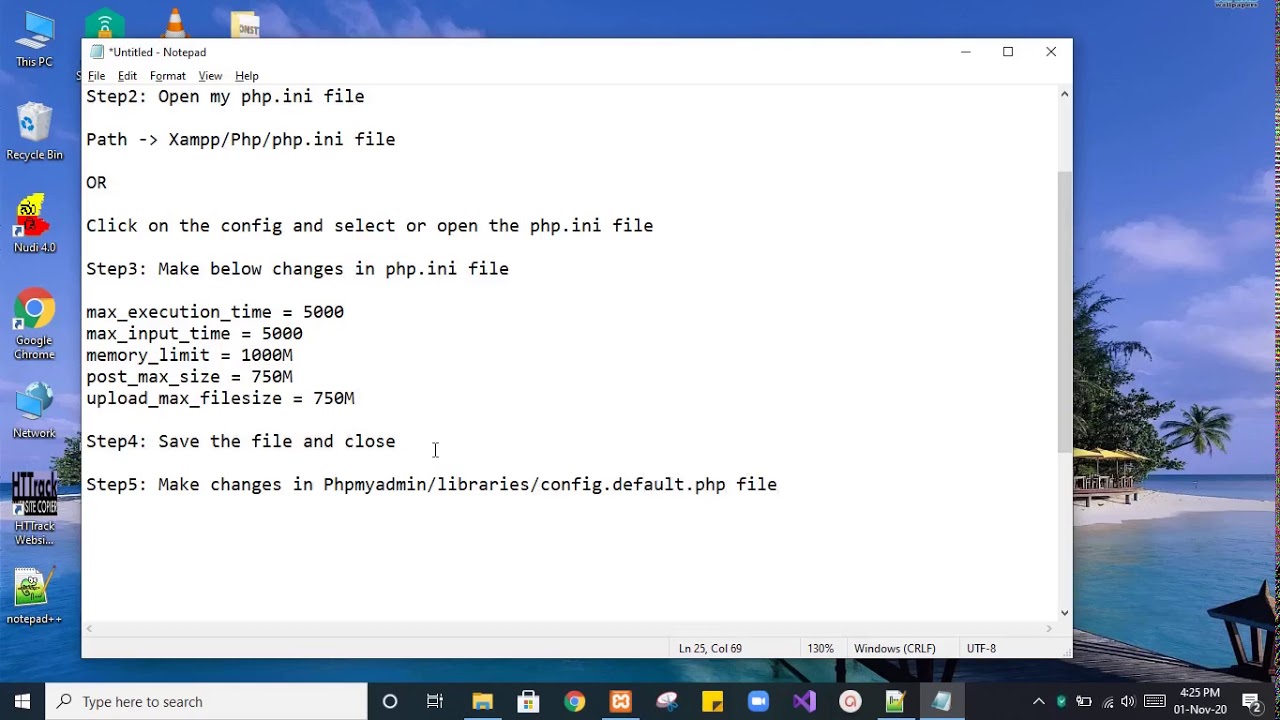 TECHUBB | Easy Programming Tutorials | How to Increase the MySQL Database Size in PhpMyAdmin