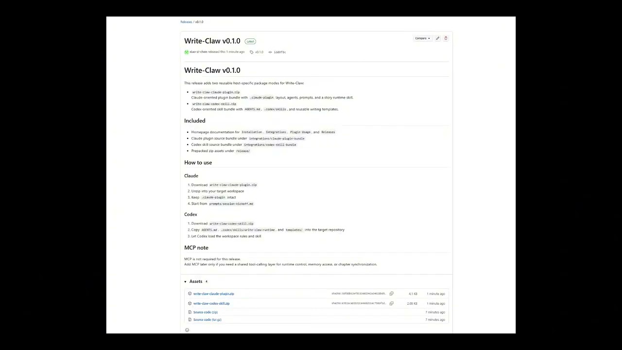 We're Open Sourcing Our Latest Work on Write Claw – Check it out on GitHub! 