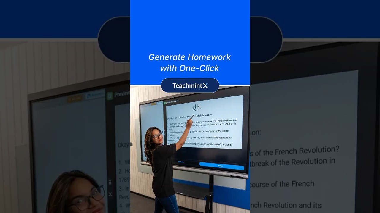 Streamline Homework Assignments with Teachmint’s Digital Board