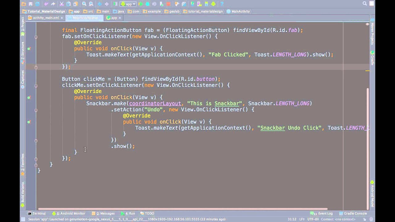 Tutorial MaterialDesign TextInputLayout 06