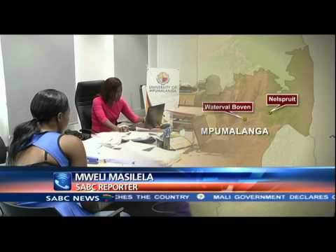 Lessons at the University of Mpumalanga haven’t started
