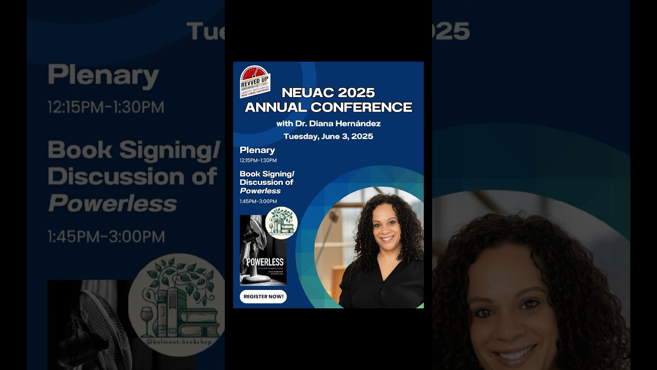 📍NEUAC Annual Conference with Dr. Diana Hernández! June 3rd in Charolette, North Carolina!
