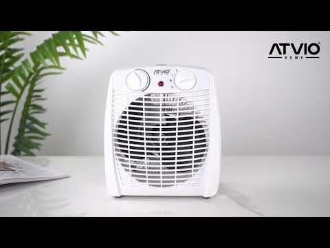 Calefactor Atvio Home Eléctrico de Escritorio Blanco 23 cm de alto ...
