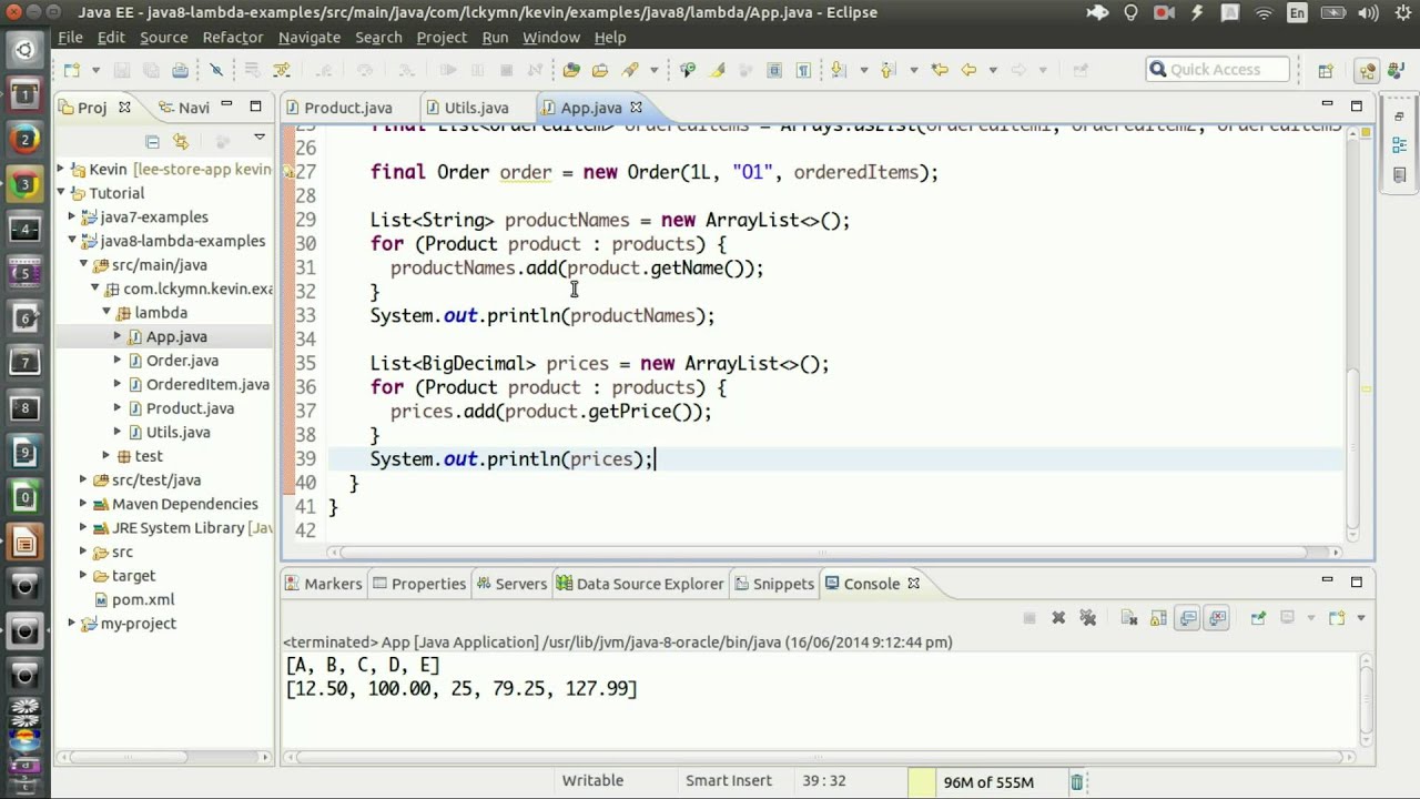 Java 8 Lambda Expressions, Method References and Default Methods 1 / 9