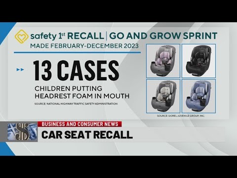 Car seat recall issued by NHTSA | 28/22 News